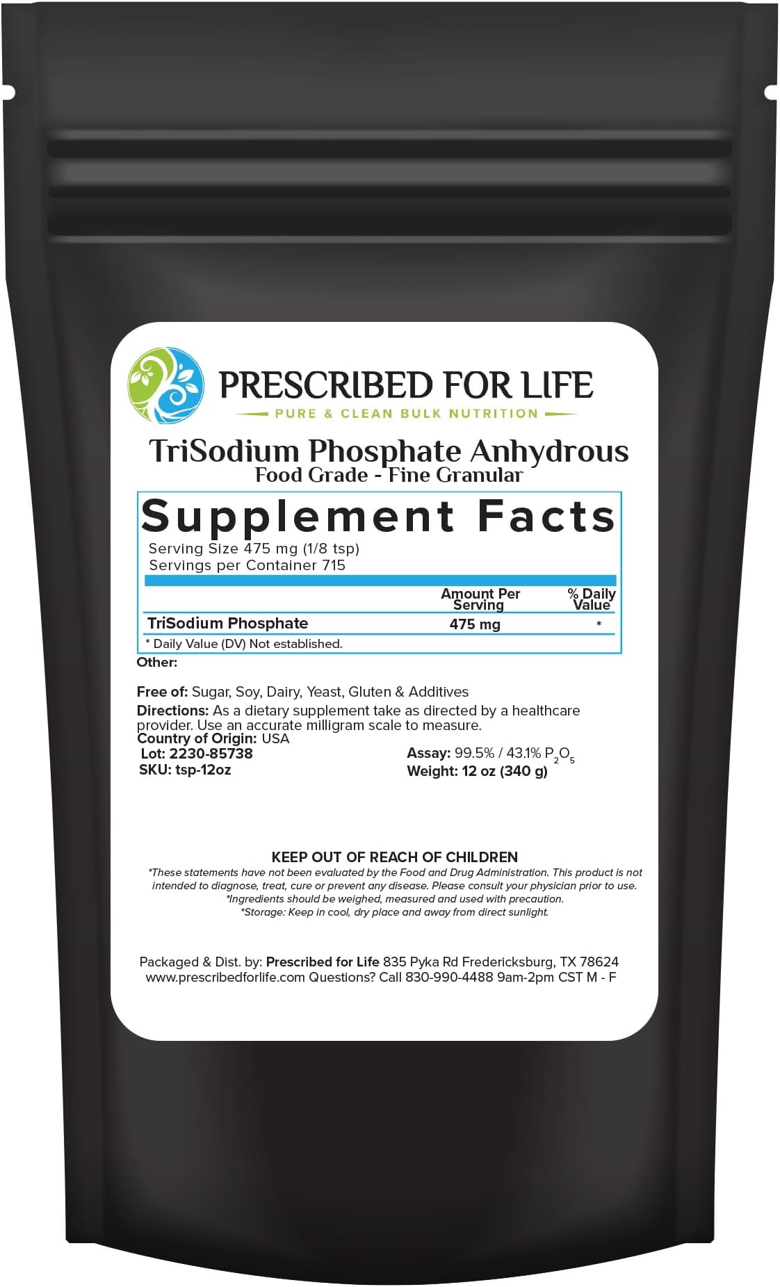 Amazon.com: Savogran 10622 Trisodium Phosphate (TSP) 4.5lbs (Pack of 2 ...