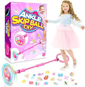 Amazon.com: Getatoy Ankle Skip Ball for Kids: Toys for 4-8 Years Old ...