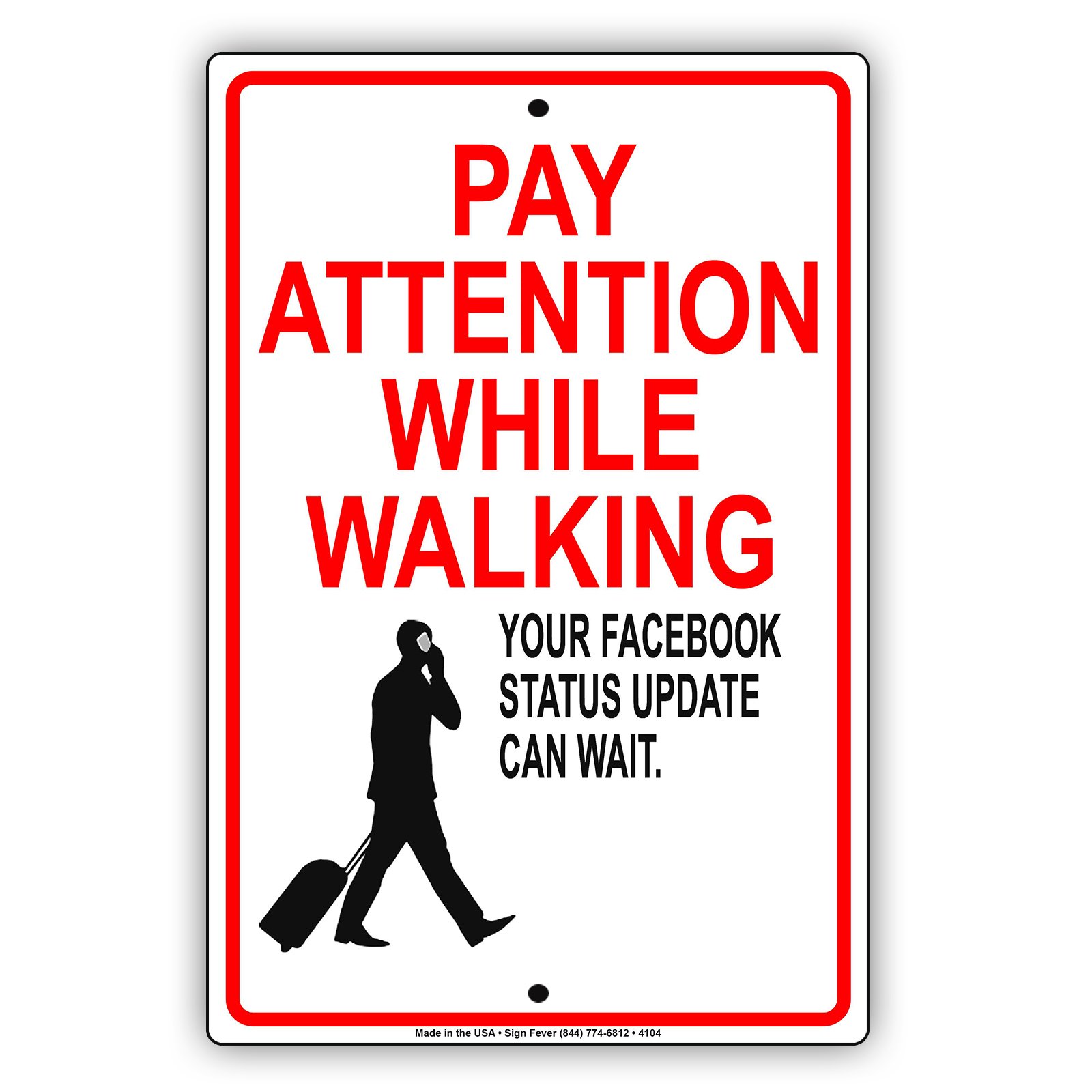 Pay Attention Sign