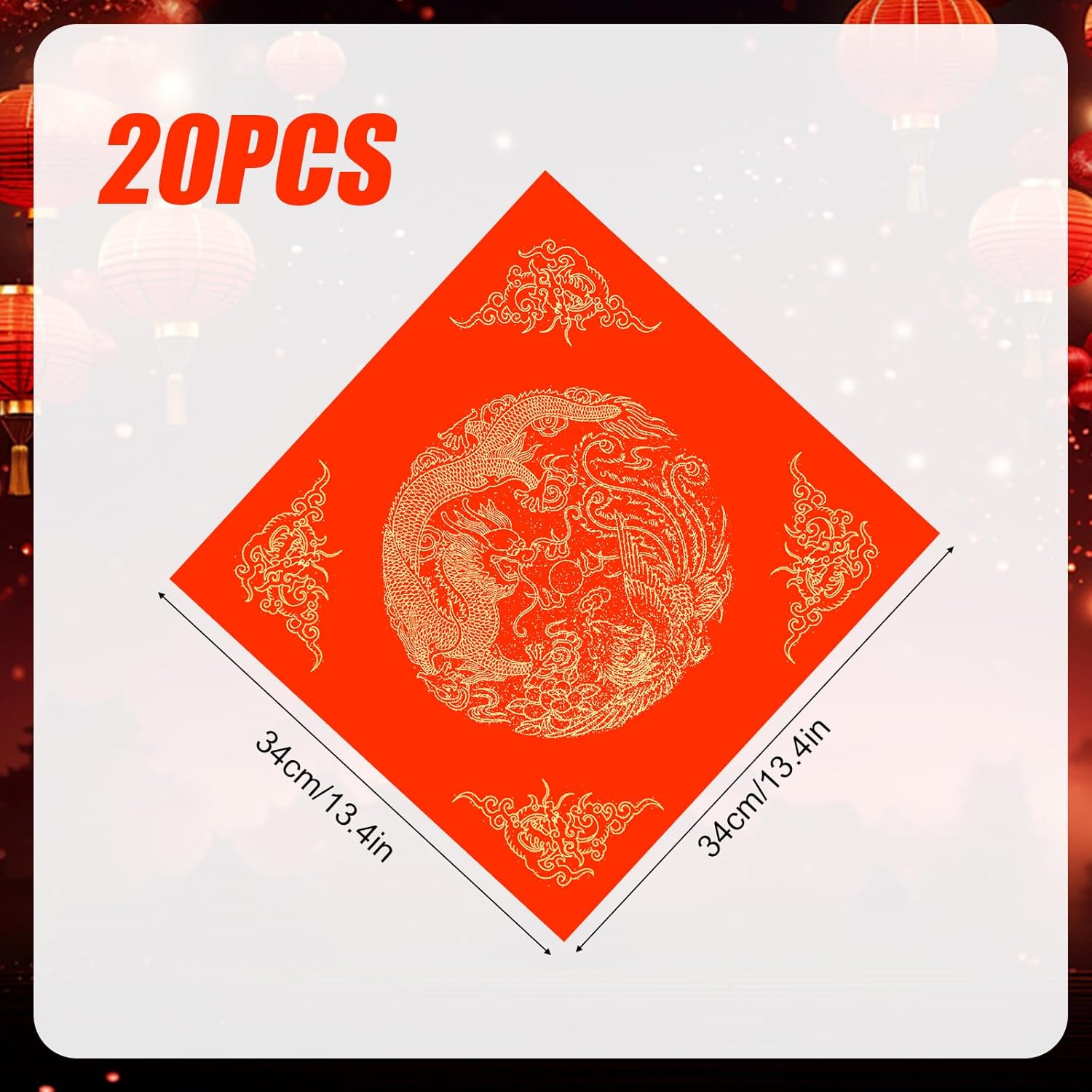 20 Pcs Chinese Red Paper, Red Xuan Paper Chinese Philippines | Ubuy