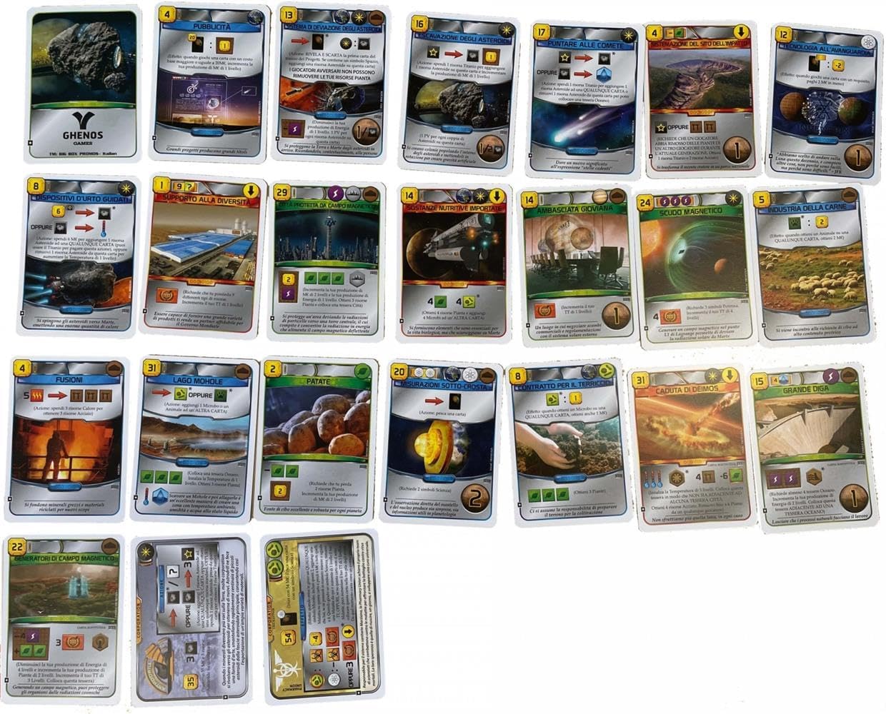 Amazon.com: Terraforming Mars - Promo Cards 3 (20 Cards) : Toys & Games