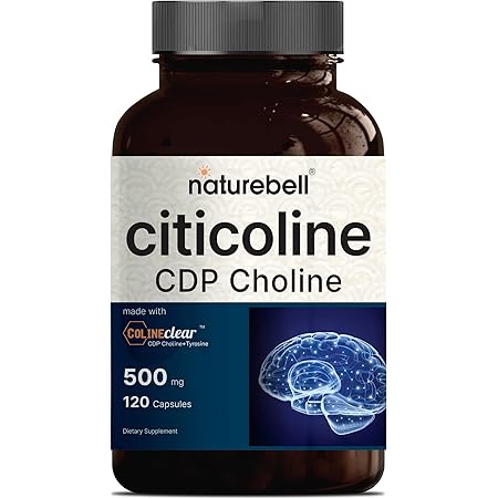 Amazon.com: CDP Choline (Citicoline) Supplement, Pharmaceutical Grade ...