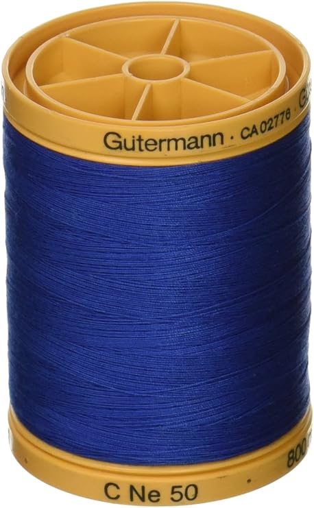 Amazon.com: Gutermann Natural Cotton Thread Solids 876yd, Royal Blue