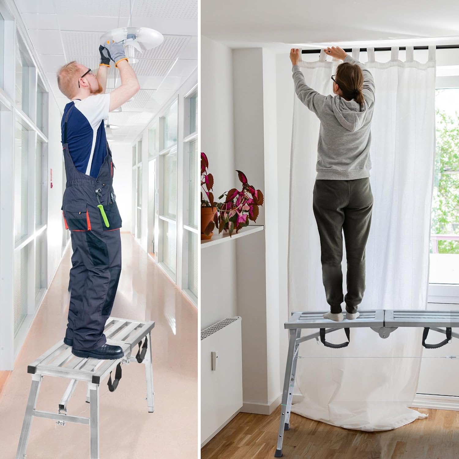 Work Platform Adjustable Height Steel Portable Australia | Ubuy