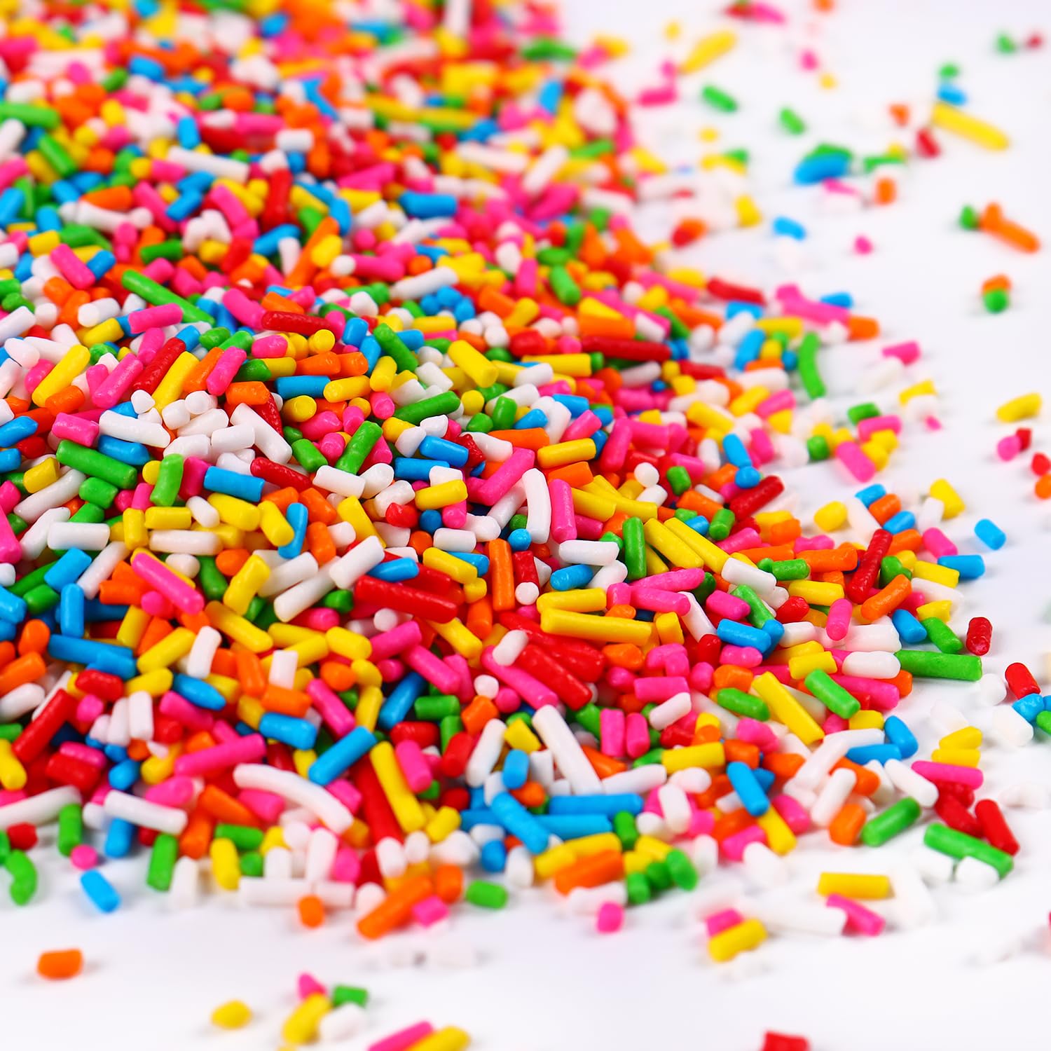 Amazon.com: Rainbow Sprinkles for Cake Decorating, Edible Jimmy Bulk ...