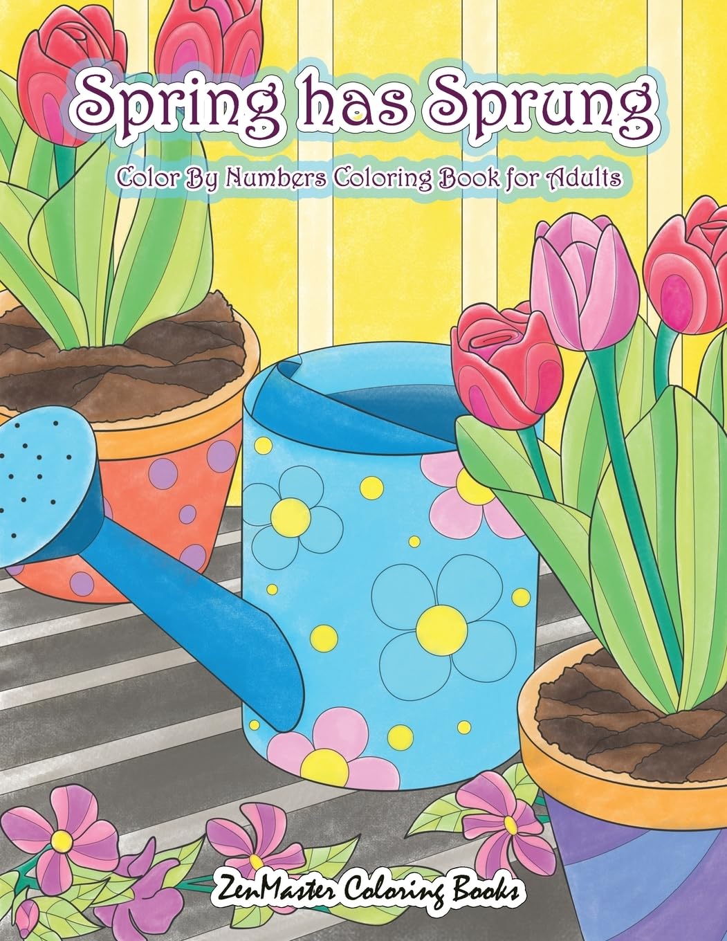 Amazon.com: Adult Color By Numbers Coloring Book of Spring: A Spring ...