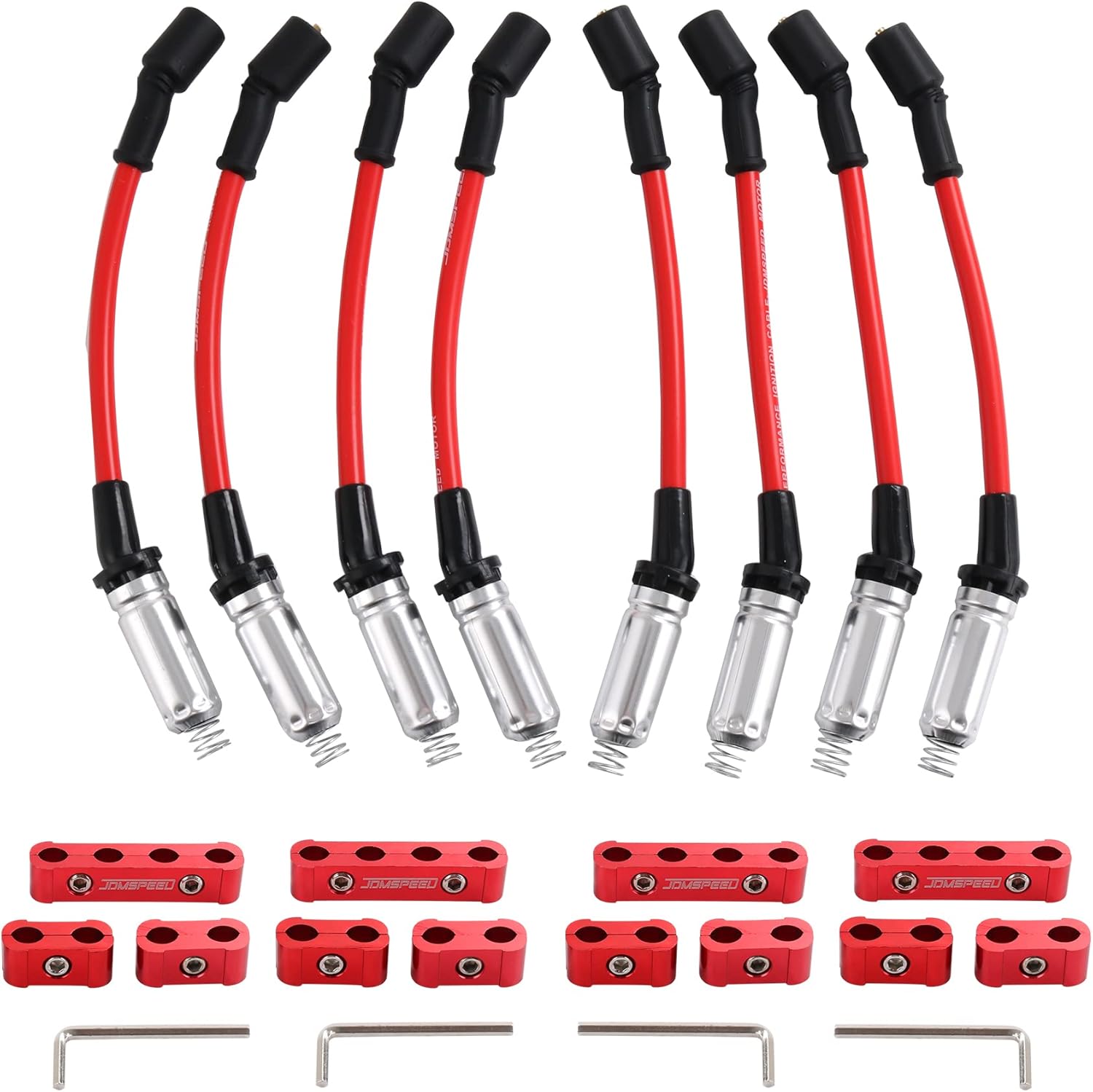 Amazon.com: Spark Plug Ignition Wire Set 10.2mm and Engine Spark Plug ...