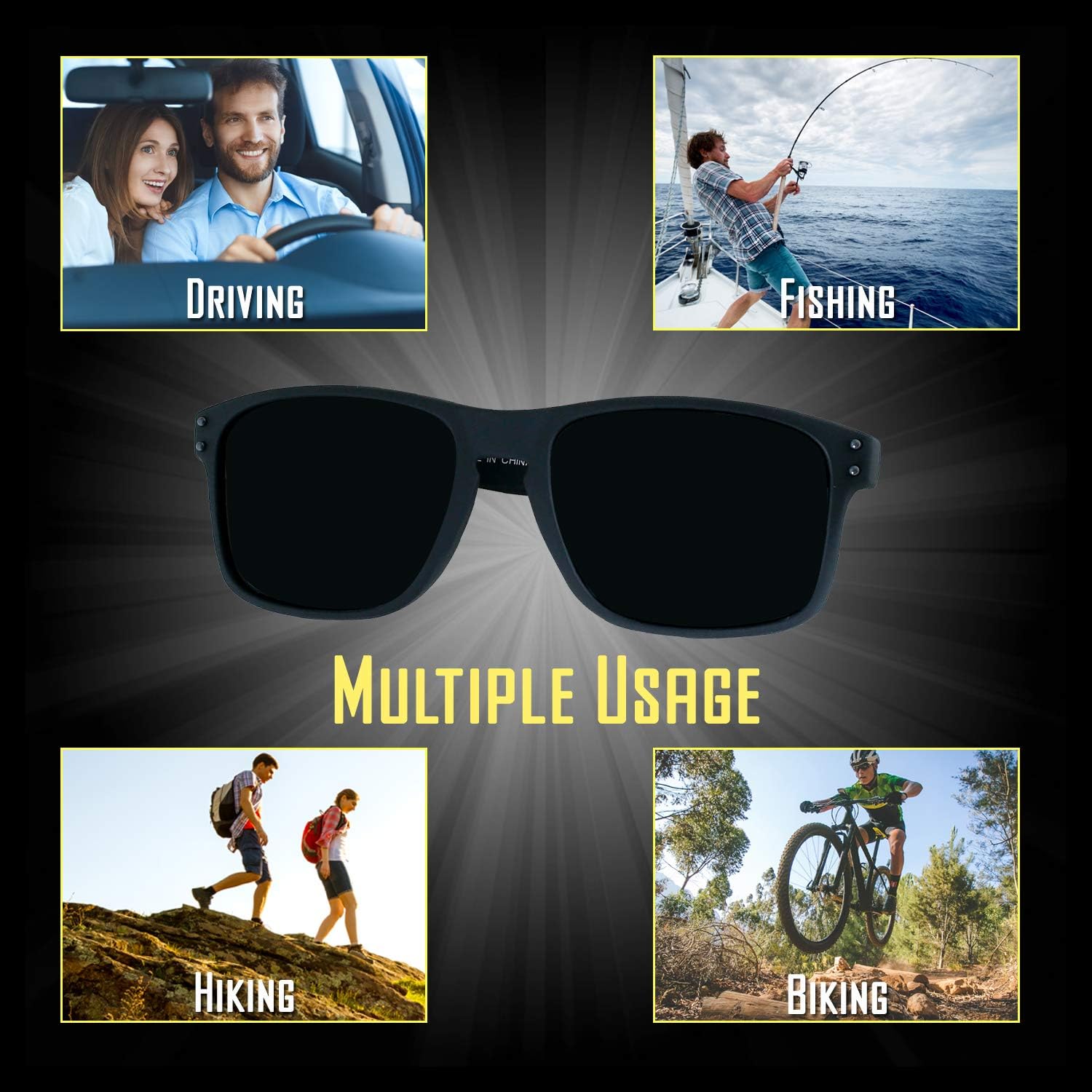 Optix 55 Polarized Night Vision Sunglasses - Australia | Ubuy