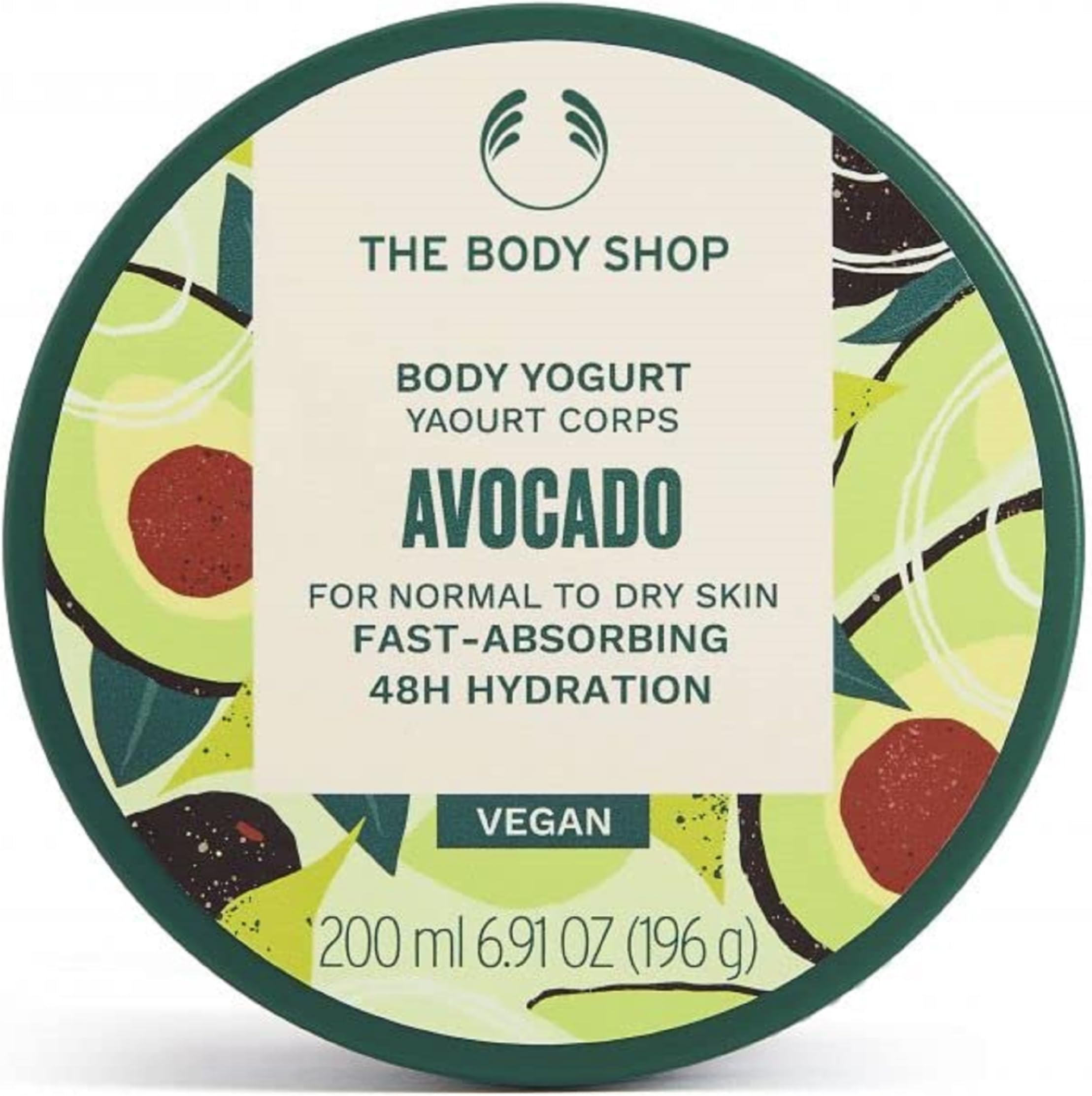 Amazon.com : The Body Shop Avocado Body Yogurt – Body Moisturizer – For ...