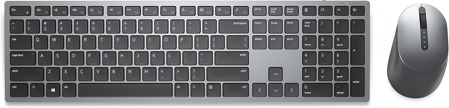 Dell KM7321W, Wireless, Multimedia, Tastatur und Maus Set, German ...