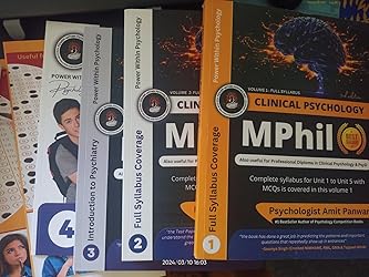 Buy MA / MPhil Clinical Psychology (4 Books Set) - Professional Diploma ...