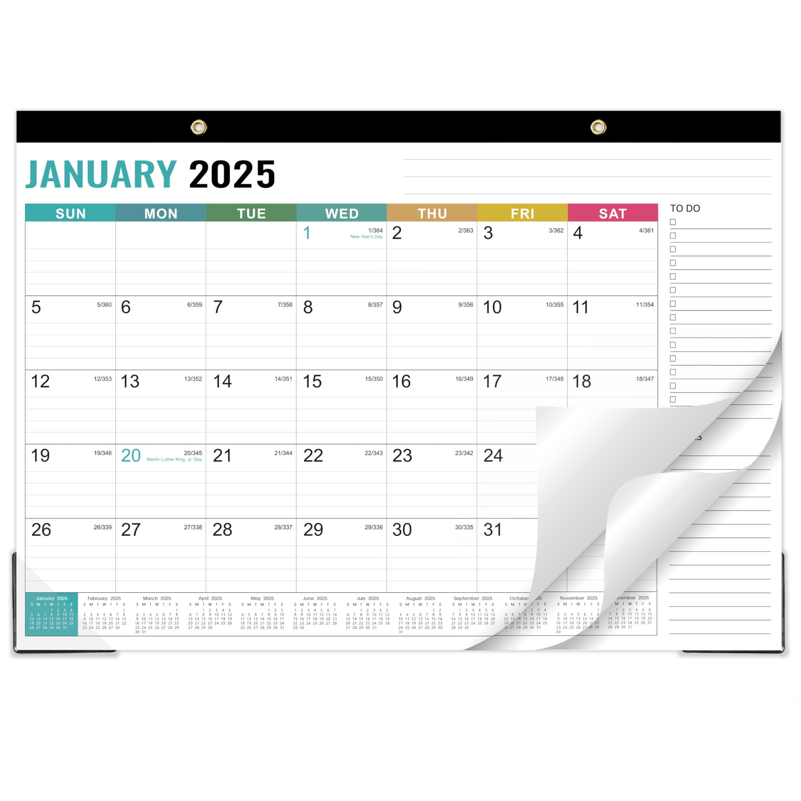 Snapklik.com : 2025 Desk Calendar - Desk Calendar 2025, January 2025 ...