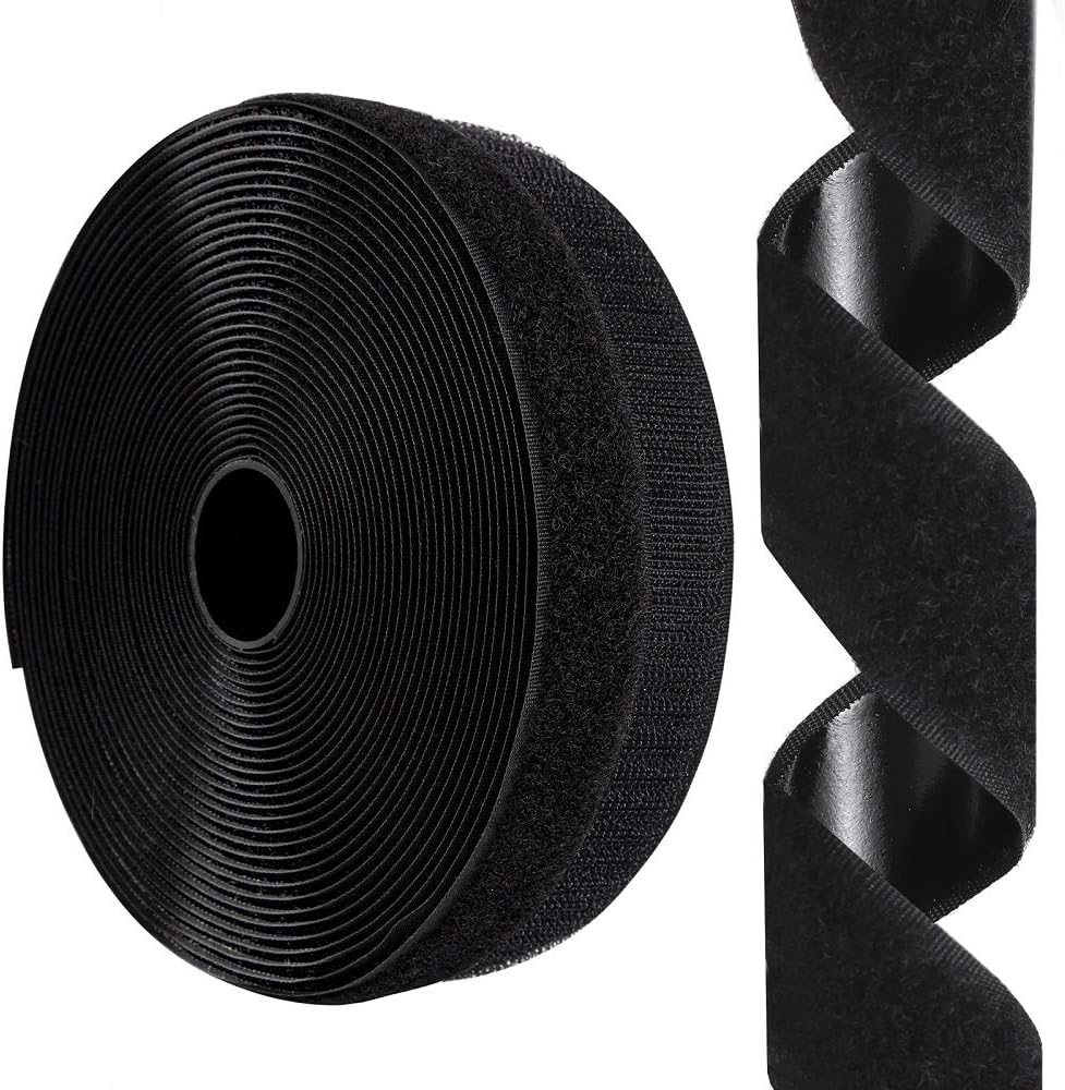 3/4 Inch x 26 Feet Hook and Loop Tape Sticky Back Fastener Roll, Nylon ...
