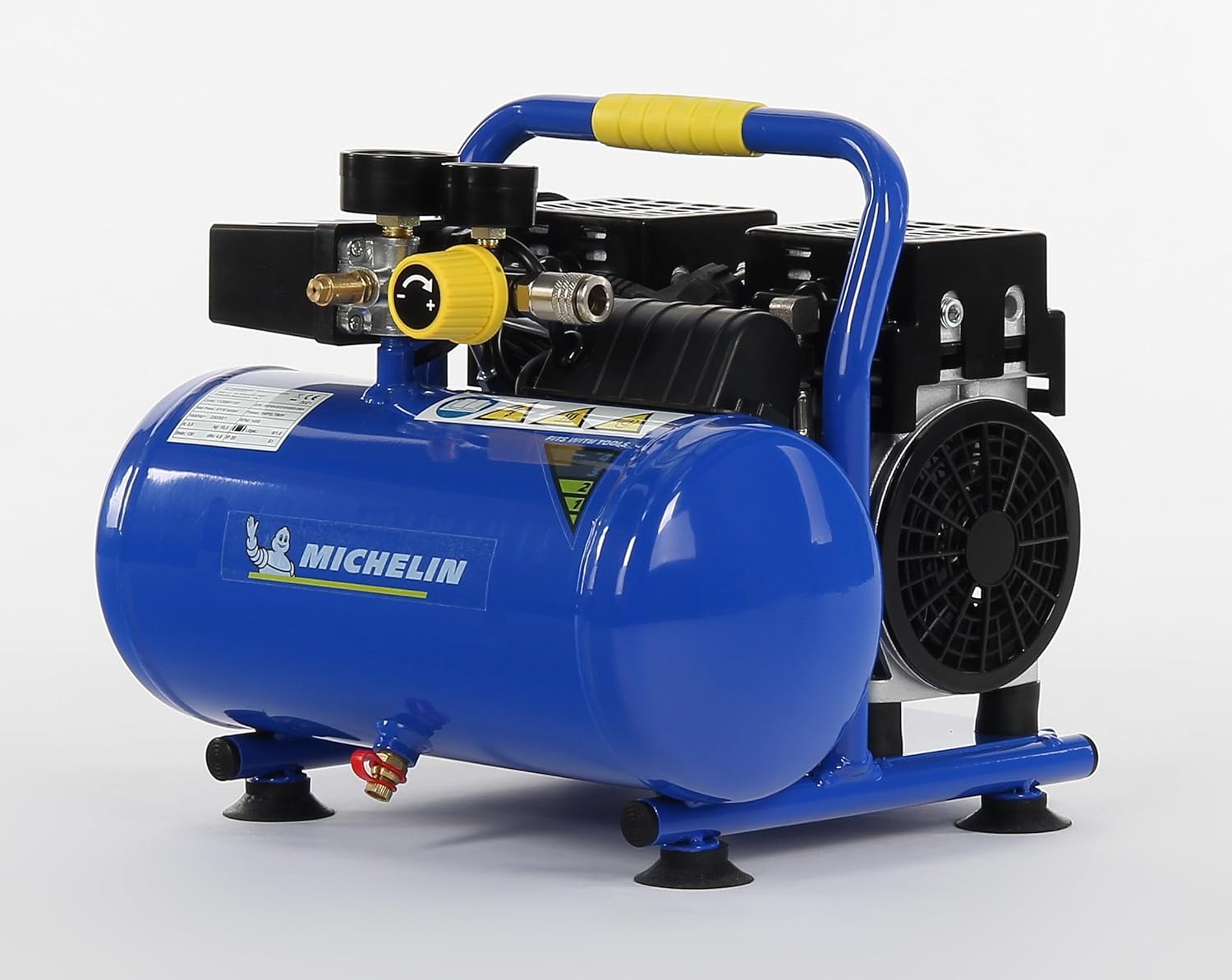 MICHELIN MX 6/1 Silent Portable Air Compressor, Oil Free Air Compressor ...