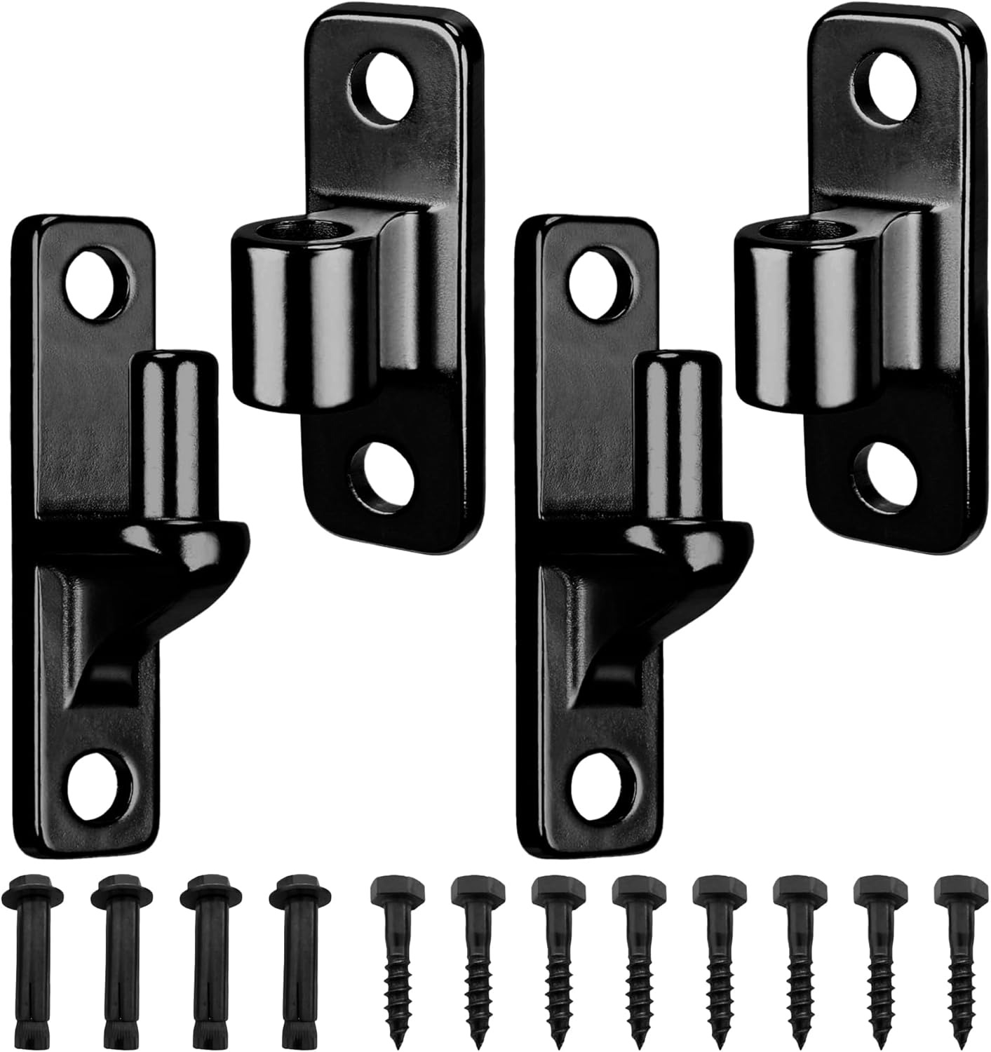 Amazon.com: 304 Stainless Steel Gate Hinges with Screws, 2 Pack Wall ...