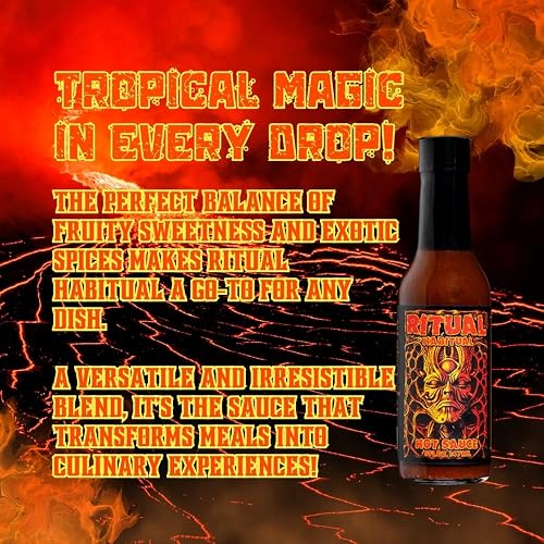 Hellfire Hot Sauce Ritual Habitual - Salsa picante gourmet a base de ...