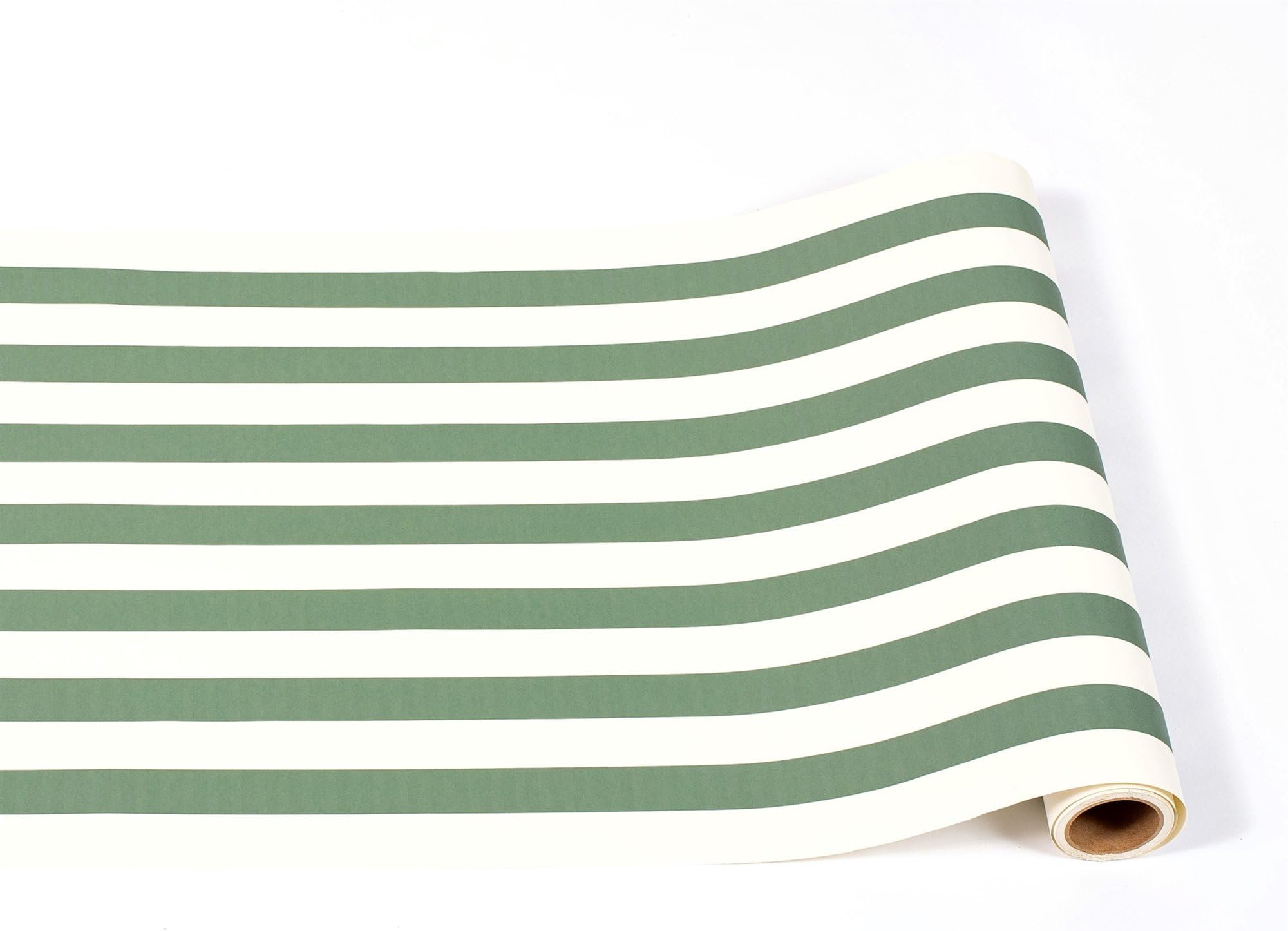 Amazon.com: Striped Table Runner - Dark Green Paper Table Runner for ...