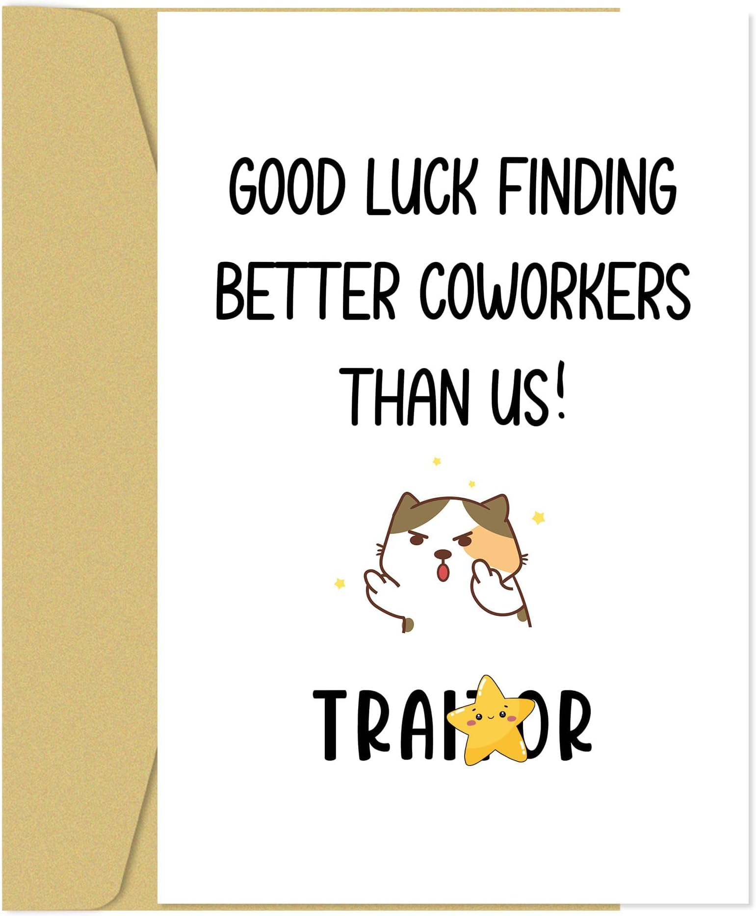 Amazon.com : Hat Acrobat Coworker Leaving Card Funny Going Away Card ...