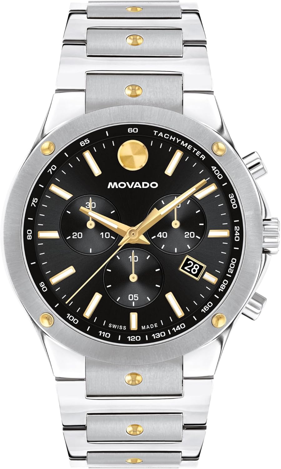 Amazon.com: Movado SE Men's Sport Watch - Swiss Quartz Chronograph ...
