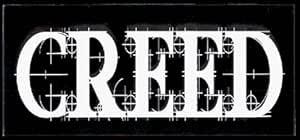 Amazon.com: Creed - Black & White Logo - Large Jumbo Vinyl Sticker ...