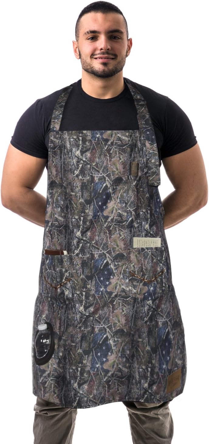 Amazon.com : Rock Point True Timber Outdoor Apron with Insulated ...