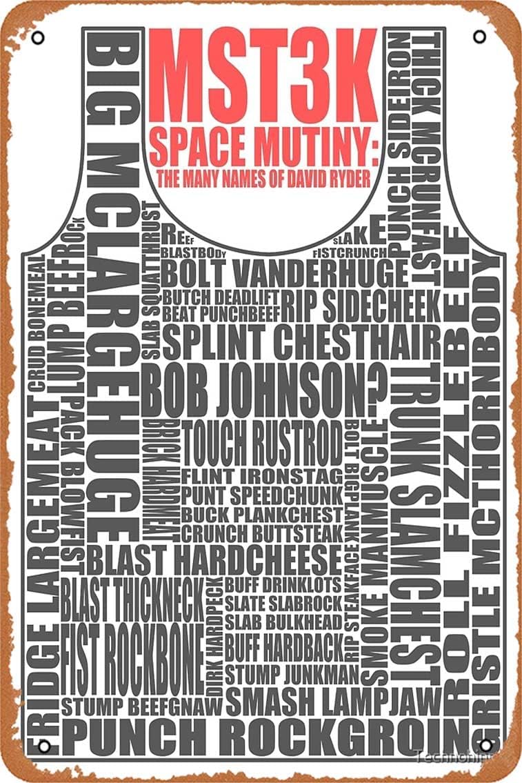 Amazon.com: MST3K: The many names of David Ryder Poster Metal Sign ...