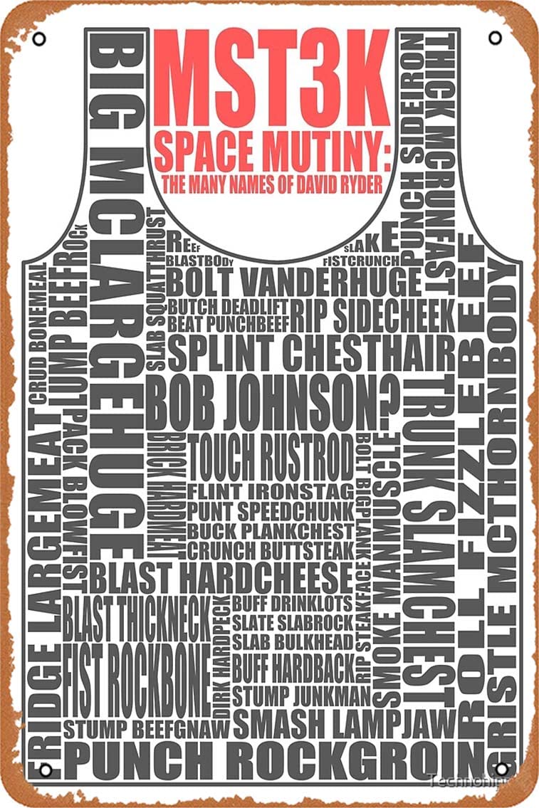 Amazon.com : MST3K: The many names of David Ryder Poster Metal Sign ...