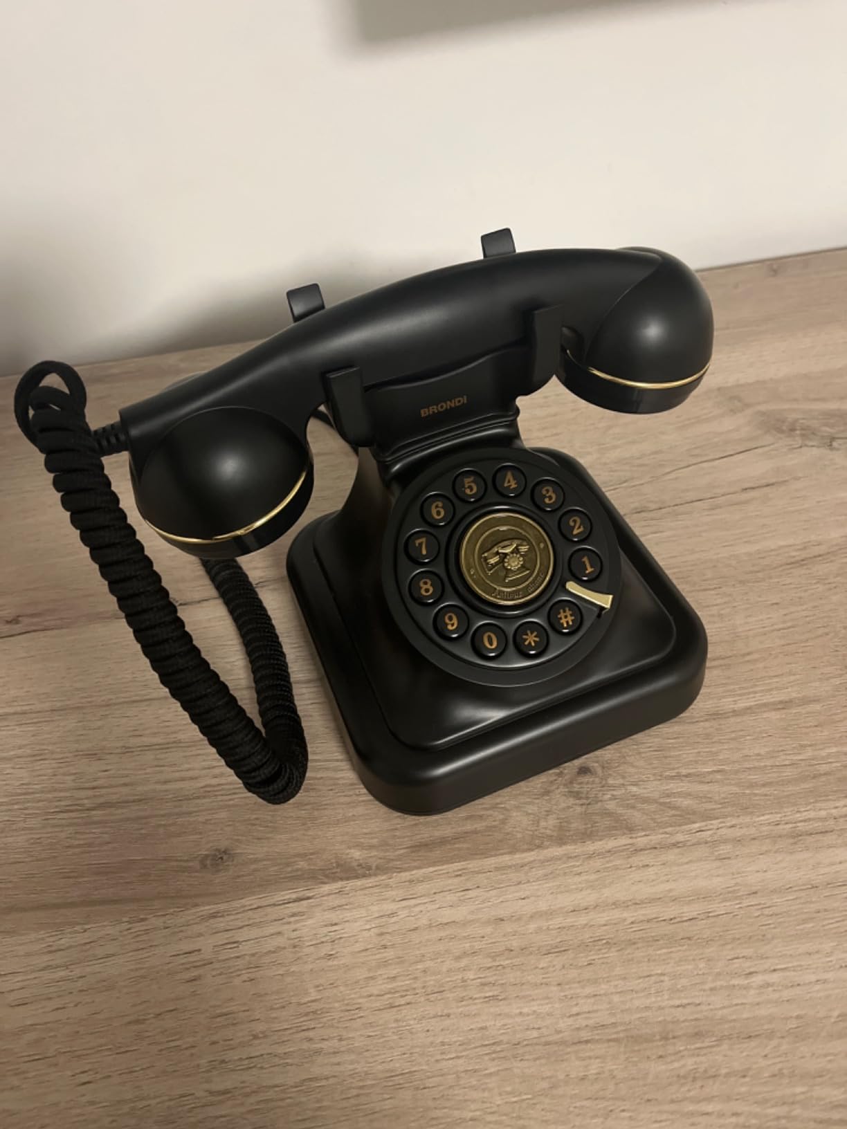 Tiptel Vintage 20 Téléphone Fixe Style rétro Noir : Amazon.fr: High-Tech