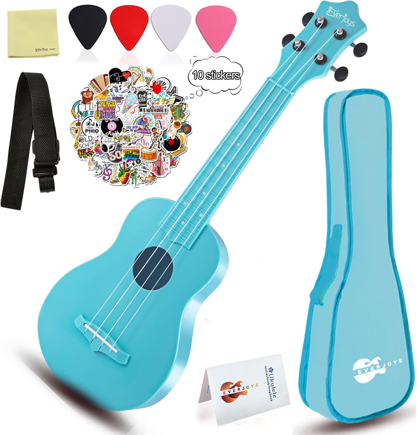 Amazon.com: Kids Ukulele 21 Inch Soprano Ukelele, Musical Instrument ...