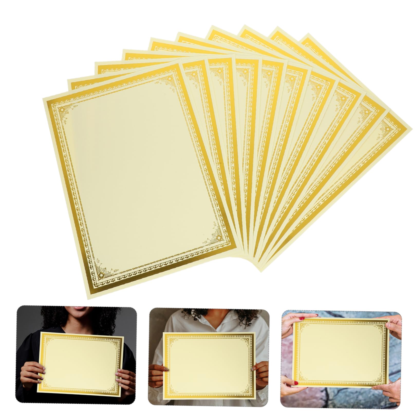 Blanco Diploma Papier Blanco Certificaat PSD's, Gratis PSD Sjablonen