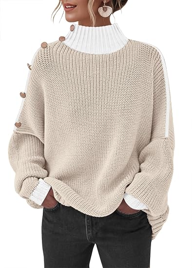 Women's 2026 Fall Winter Sweater Fashion Off Shoulder Pullover Tops ...