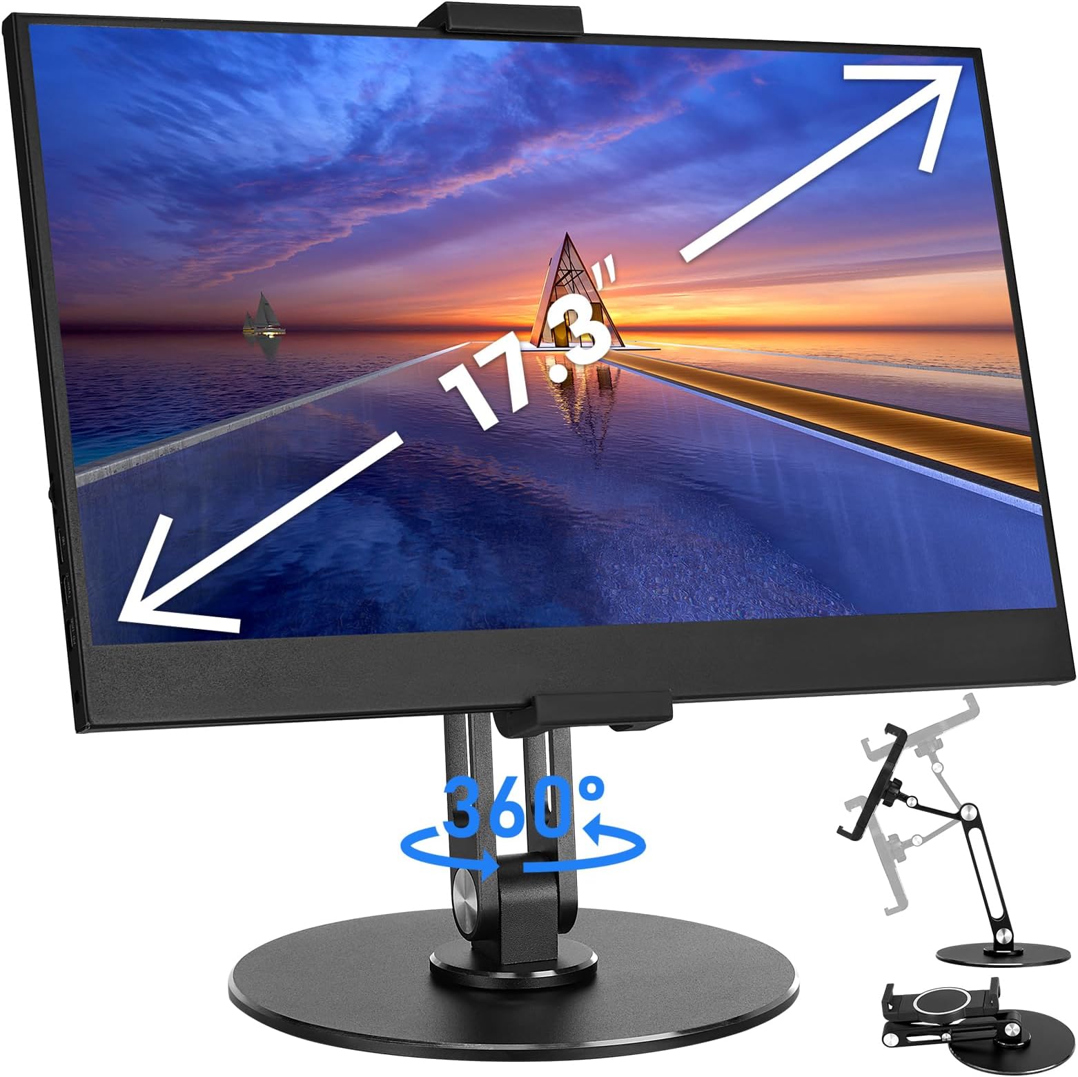 Amazon.com: Purboah Tablet Stand Holder for ipad,Portable Monitor Stand ...