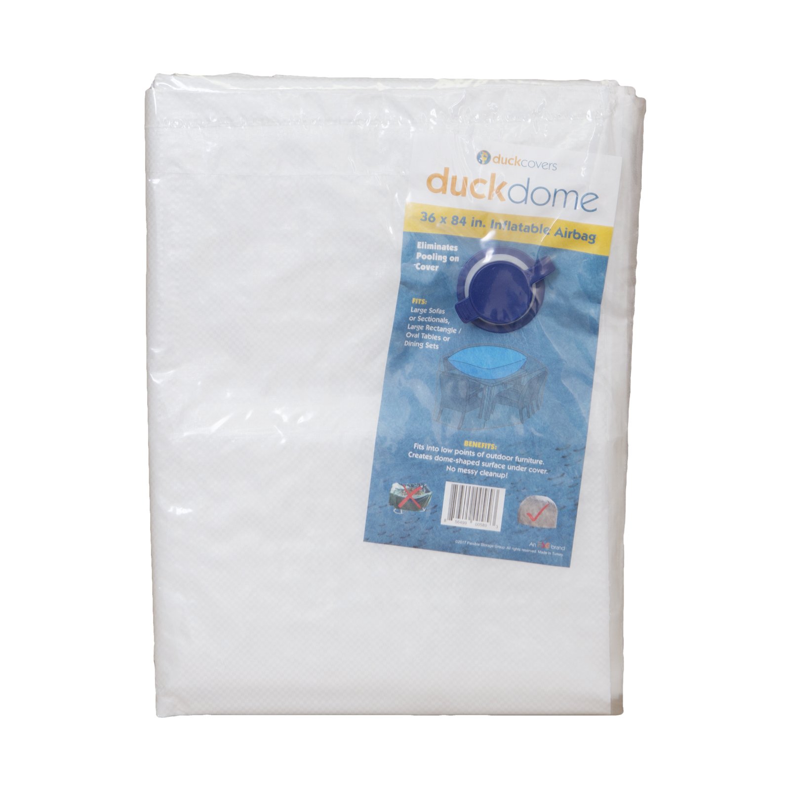 Duck Covers DD3684 Duck Dome Airbag, 84" L x 36" W, White, Patio ...