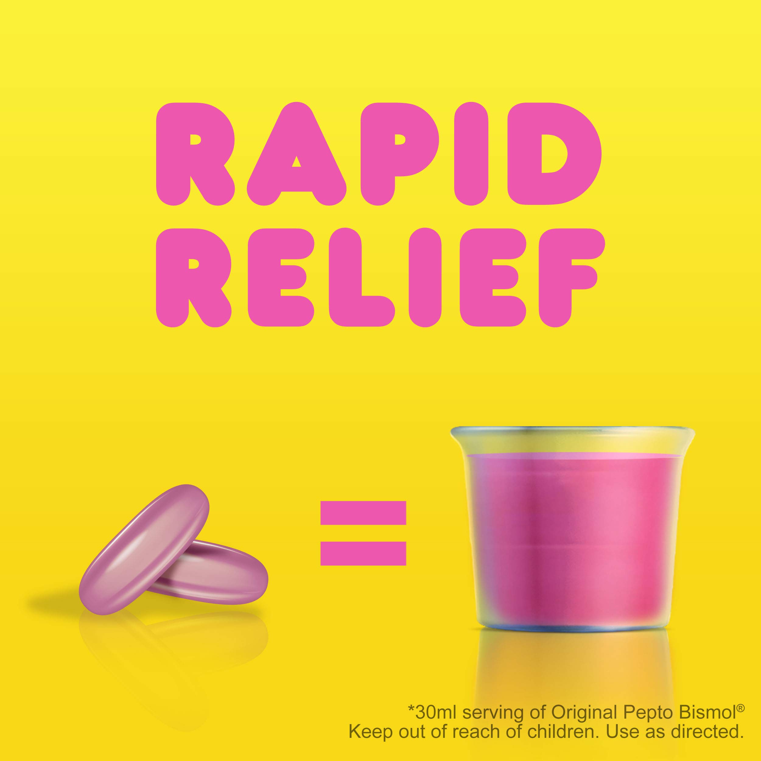 Buy Pepto Bismol Liquicaps, Upset Stomach Relief, Bismuth Subsalicylate ...