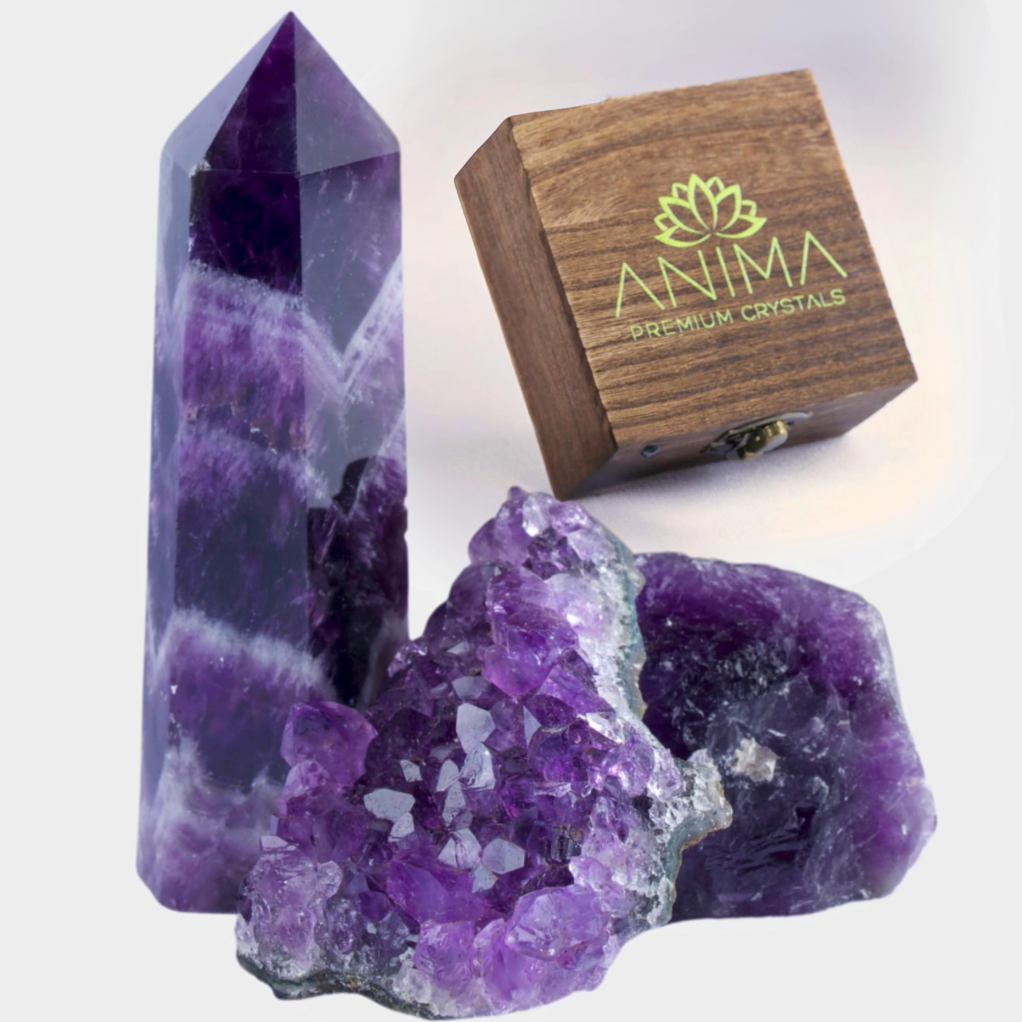 Amazon.com: Premium Amethyst Crystal Set – Amethyst Crystal Tower ...