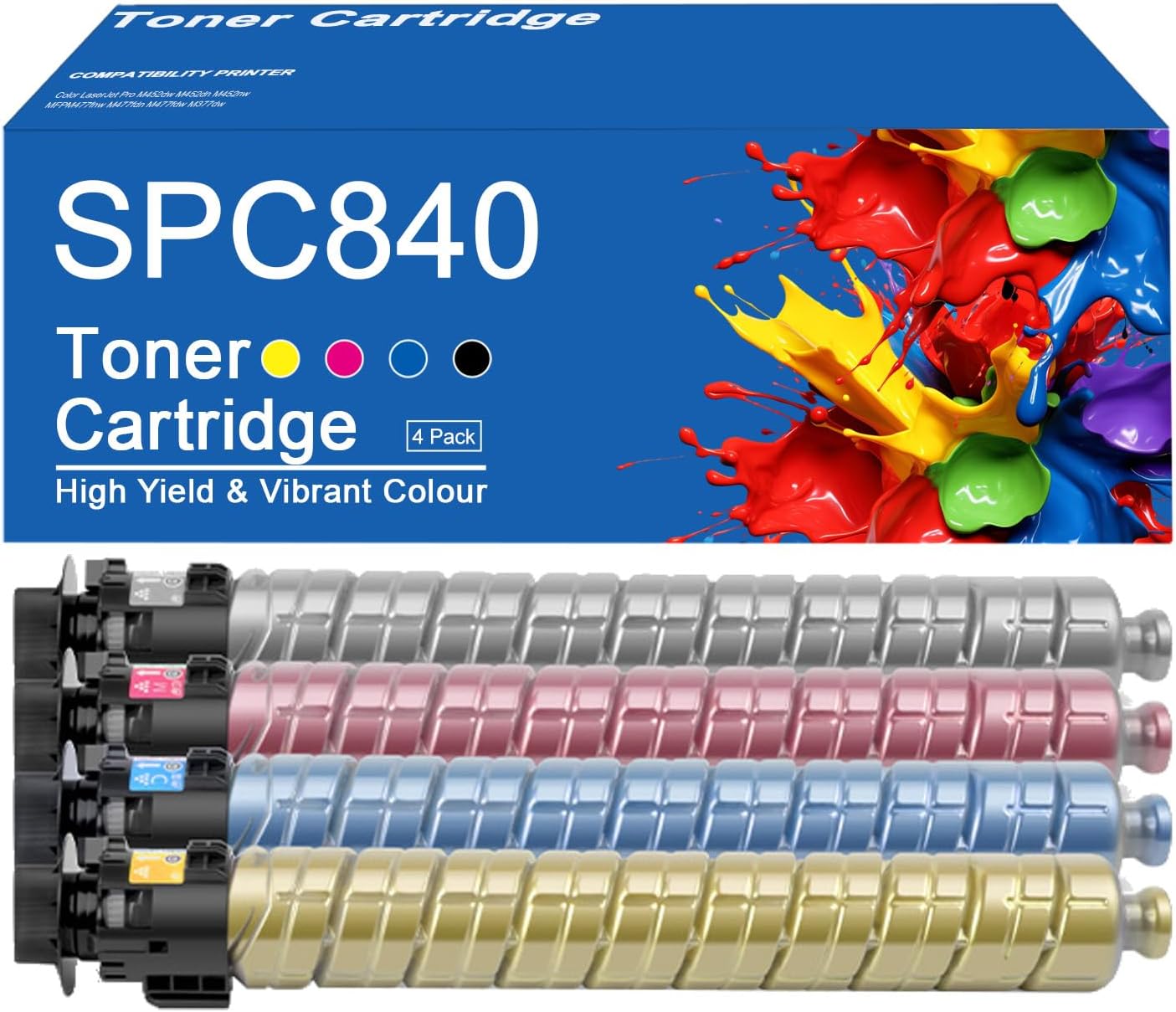Amazon.com: RIOMAN SPC840 Toner Cartridges Compatible for Ricoh 821255 ...
