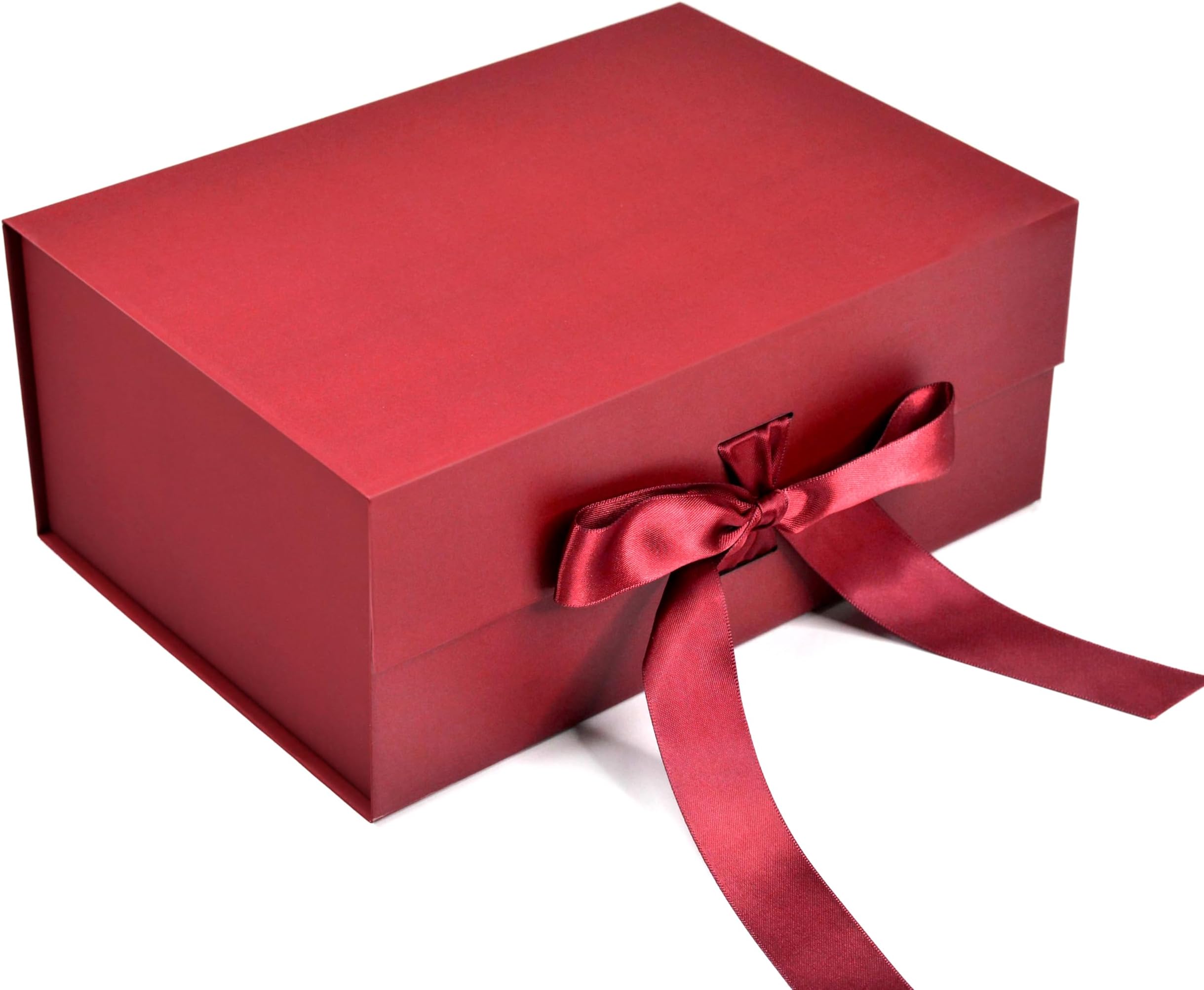 RBS® - Beautiful Foldable Gift Box with Ribbon 23 x 16 x 10cm ...