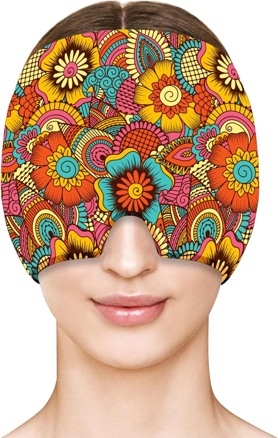 Amazon.com: IGOHEALS Cooling Head Hat, Ice Head Wrap Cap, Ice Pack Cold ...