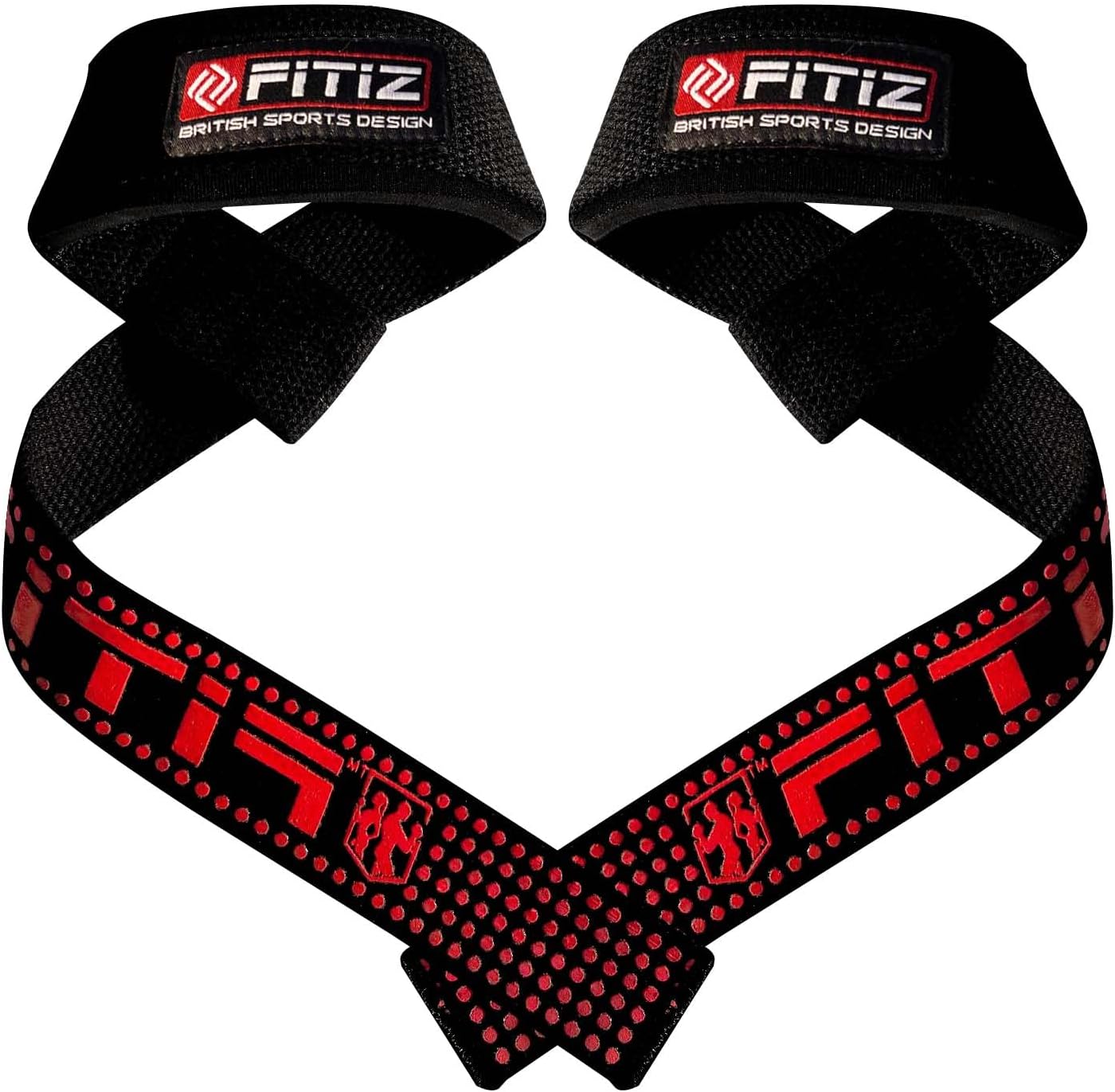 FITIZ Weight Lifting Straps – Professional, Padded Gym Wrist Straps w ...