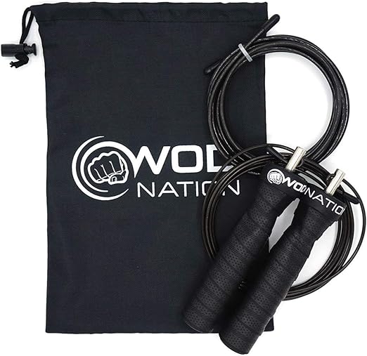 Attack Speed Jump Rope by WOD Nation - Adjustable Jumping Ropes ...