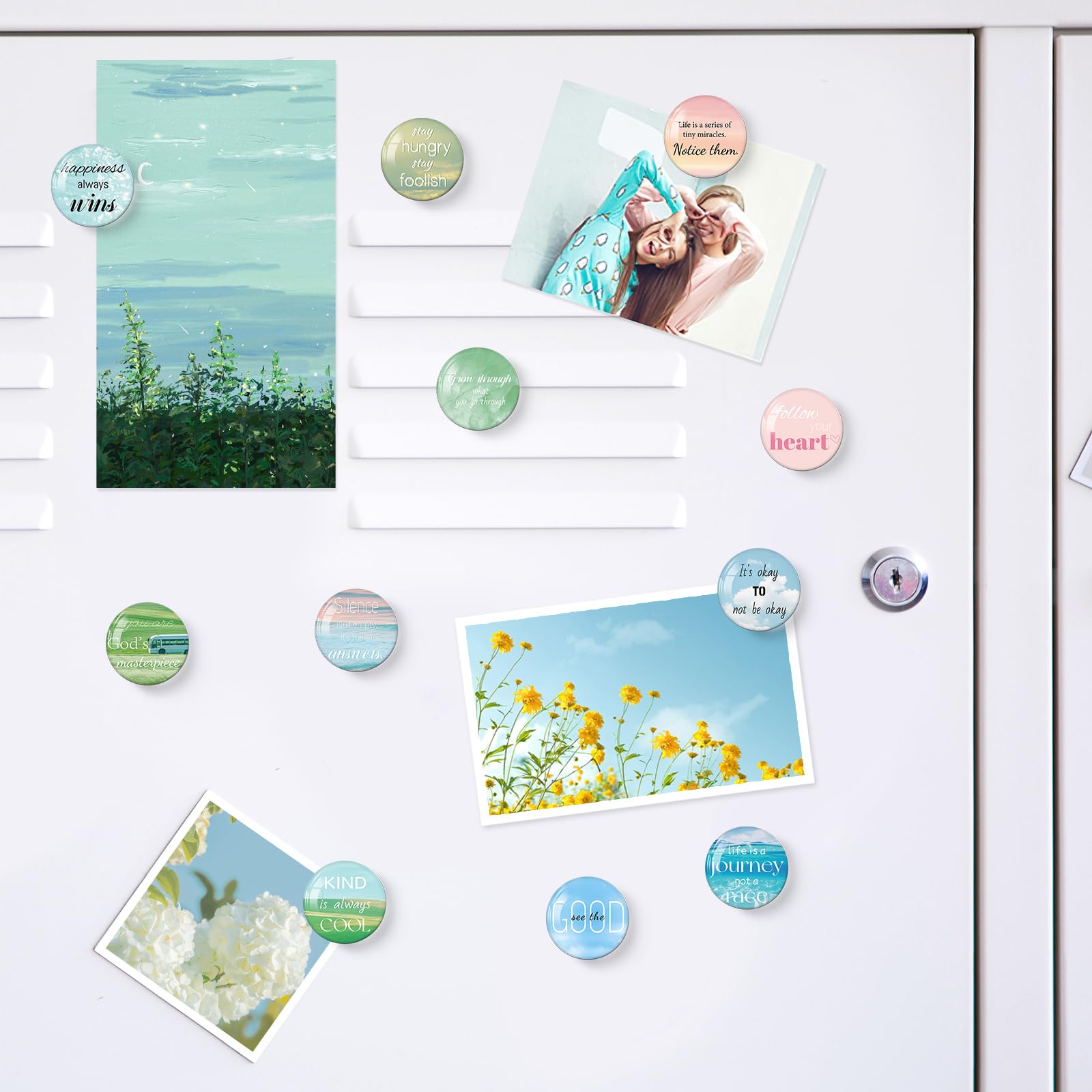 Snapklik.com : 16PCS Inspirational Magnets For Fridge, Motivational ...