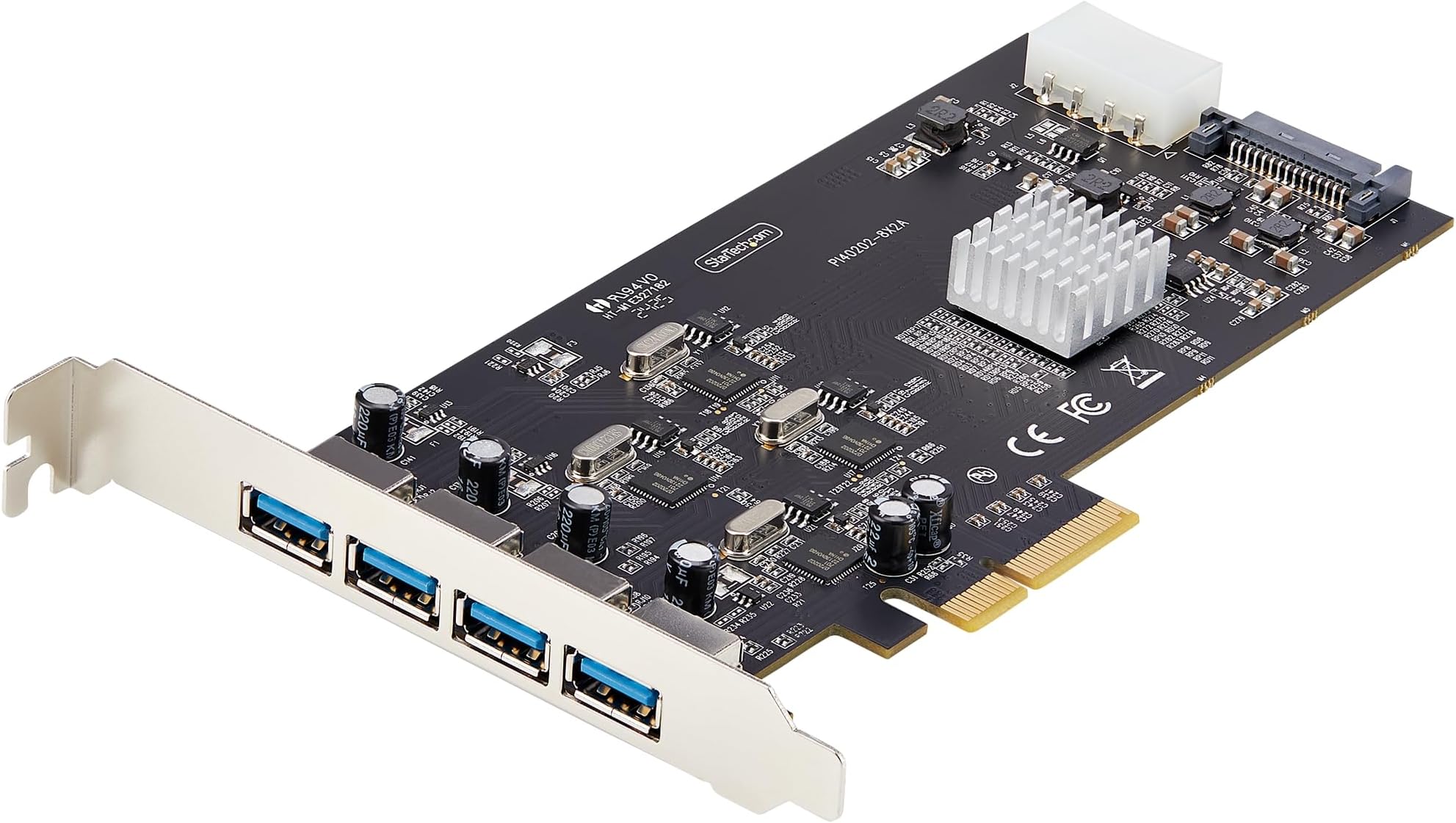 StarTech.com 4-Port USB PCIe Card, USB 3.2 5Gbps, PCI Express Card with 4X Independent USB ...