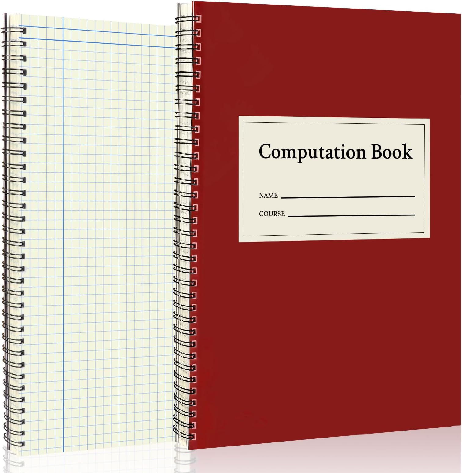 Amazon.com : National Brand Computation Notebook, 4 X 4 Quad, Brown ...