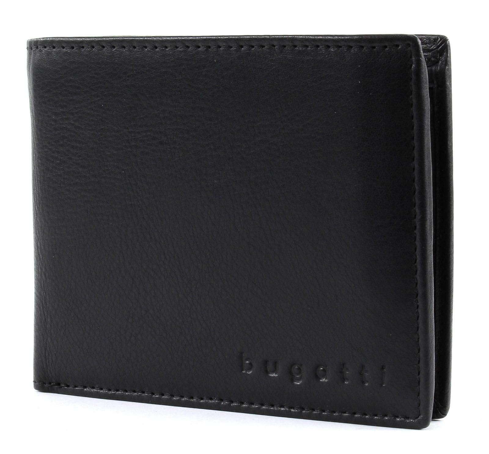 bugatti City Line RFID Coin Wallet with Flap 8CC Black : Amazon.de: Fashion