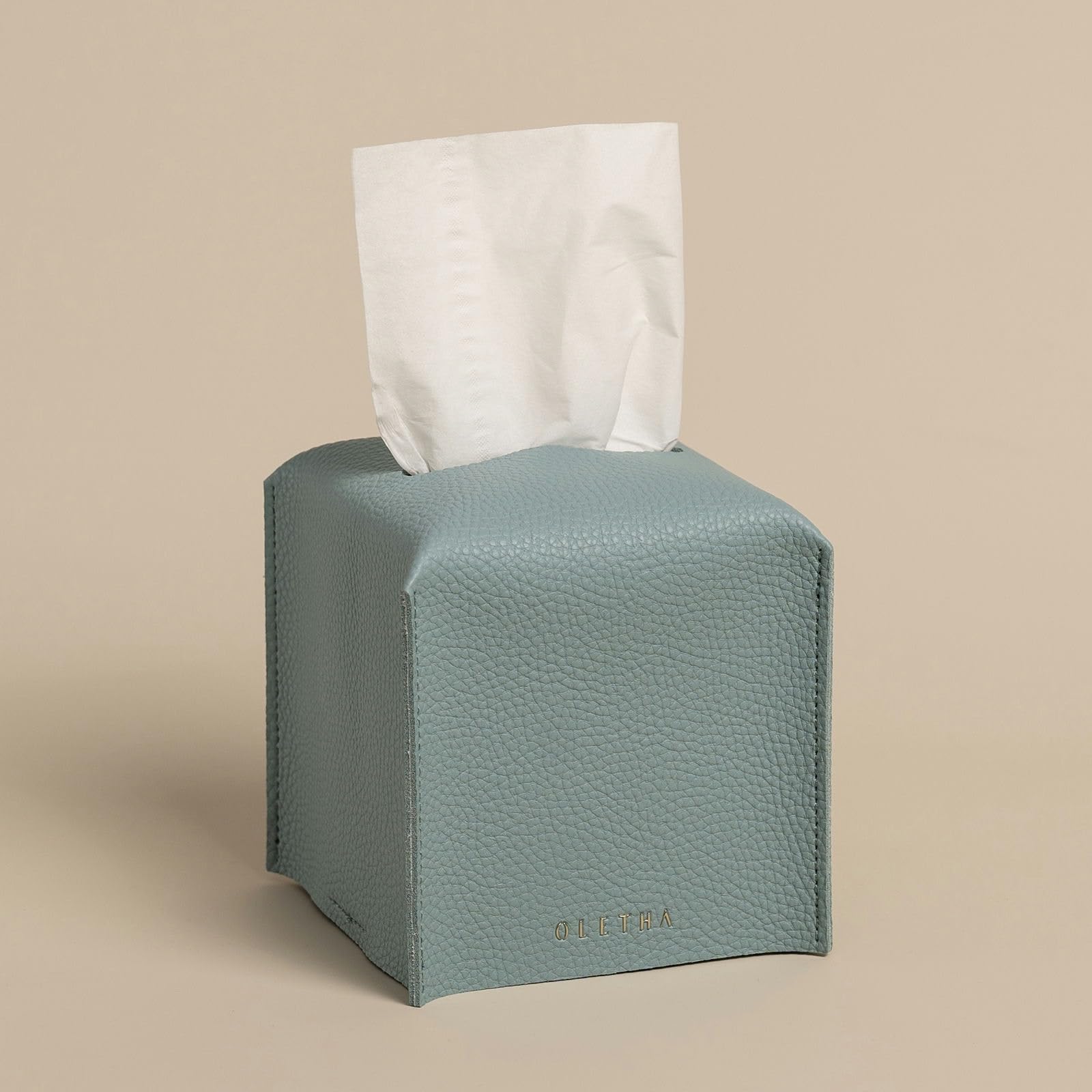 Amazon.com: OLETHA Square Tissue Box Cover - Aesthetic Desk Decor for ...