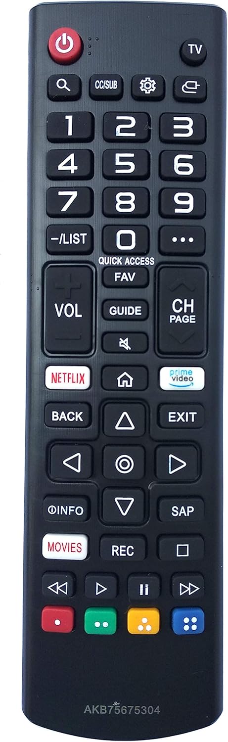 DAONEG Universal Remote Compatible for LG AKB75675304, 32LM570BPUA ...