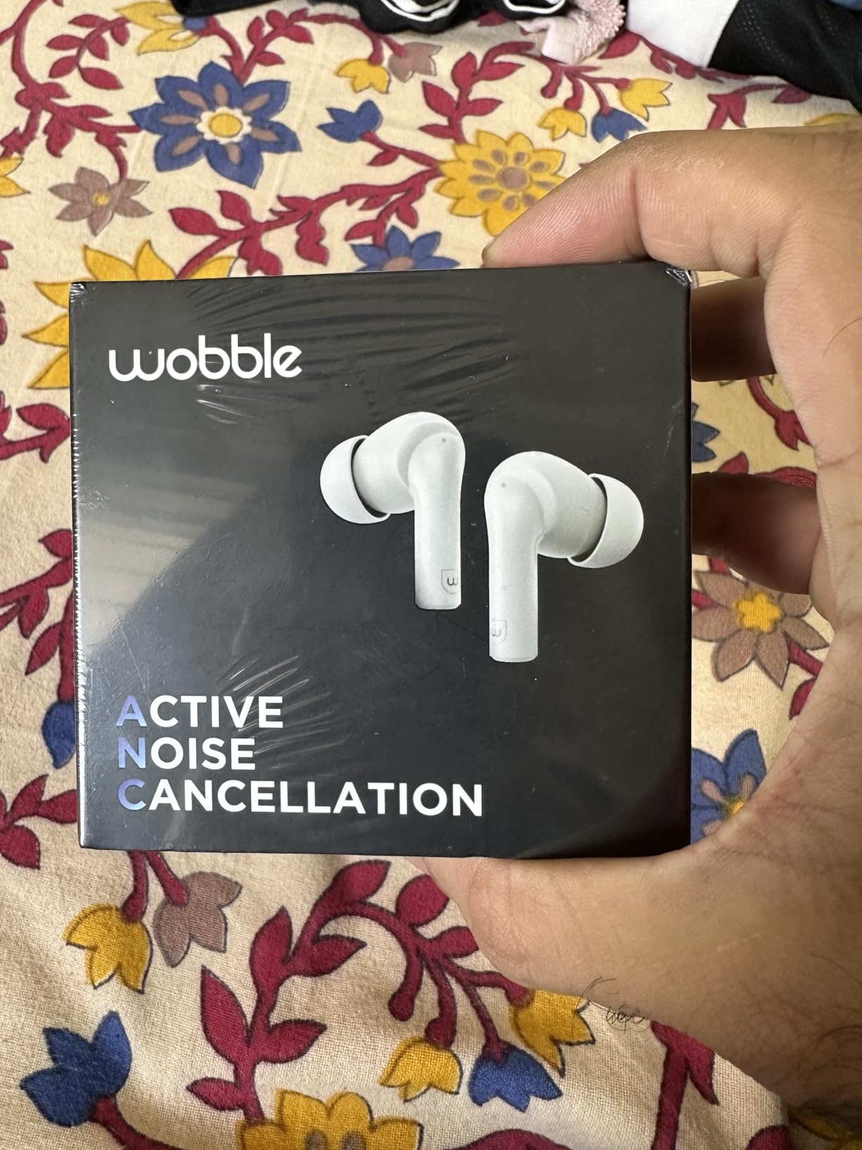 Wobble Beans A77 TWS ANC in Ear Earbuds, 12mm Driver, Quad Mics, D.A.T ...