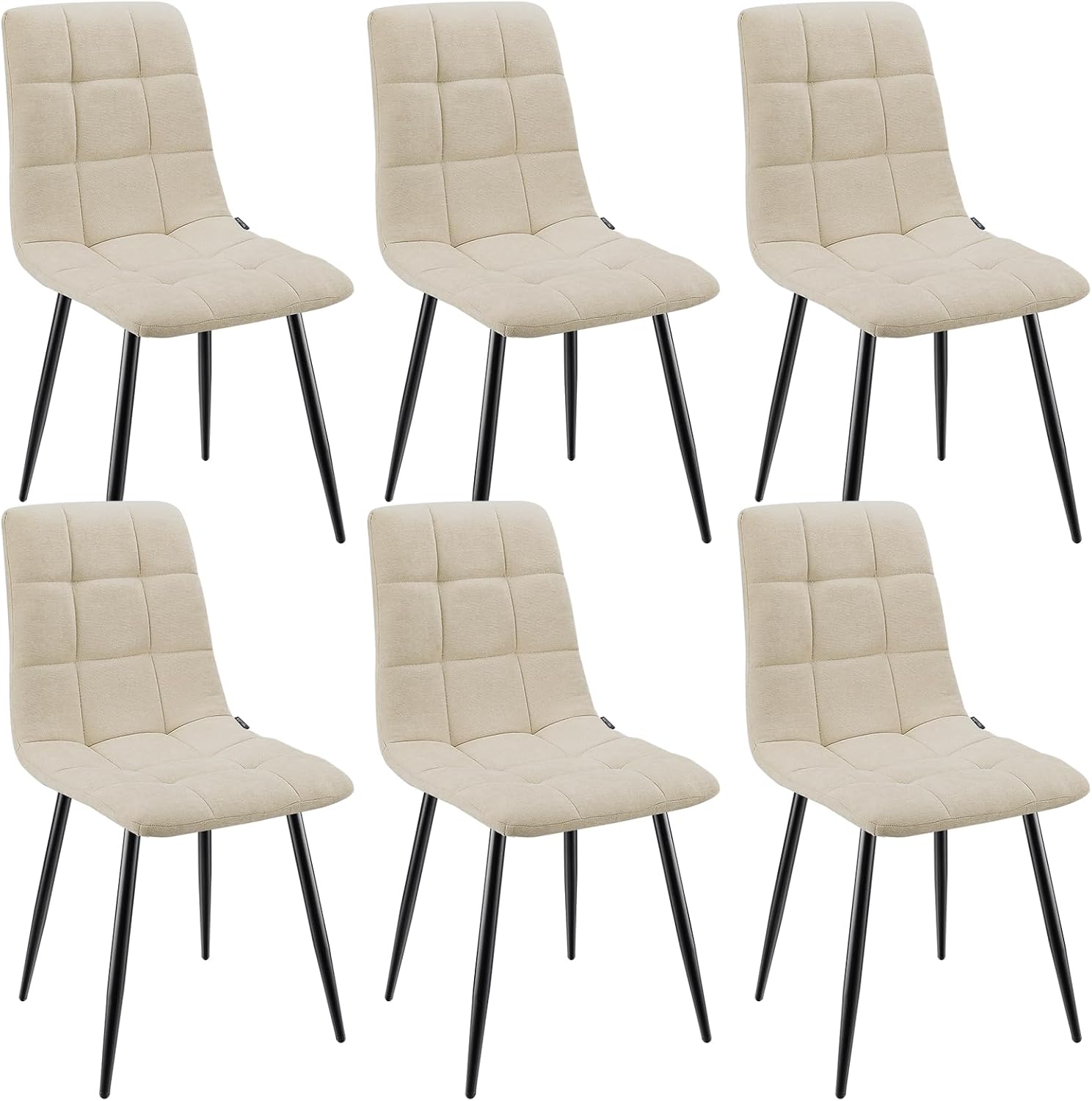 Wunderschöne Esszimmerstühle 6er Set Beige Bilder