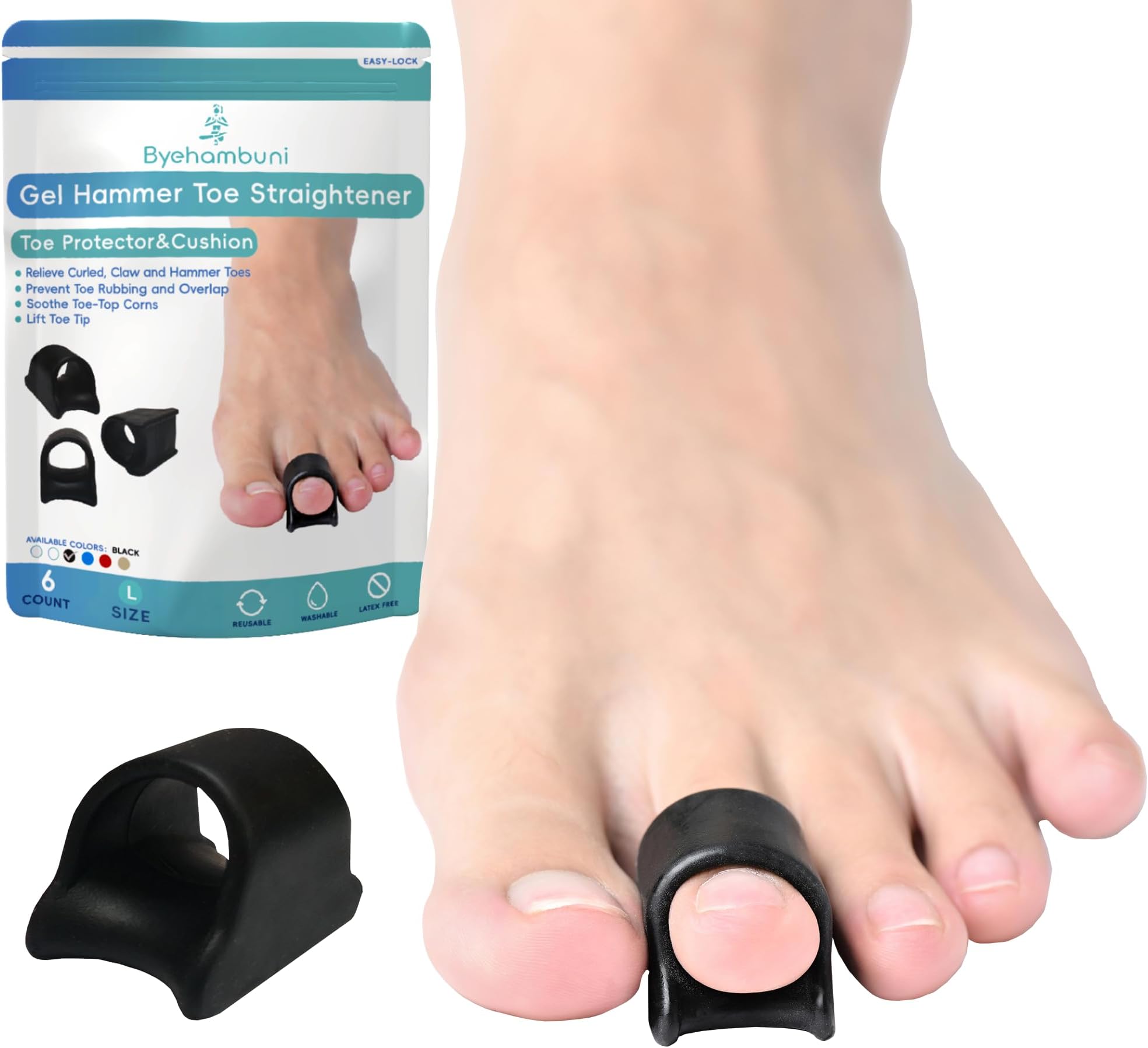 Amazon.com: Byehambuni Big Hammer Toe Straightener - Hammer Toe ...