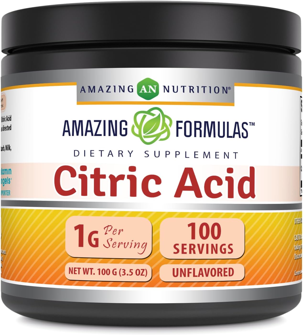 Amazon.com: Amazing Formulas Citric Acid Powder Supplement | 100 Grams ...